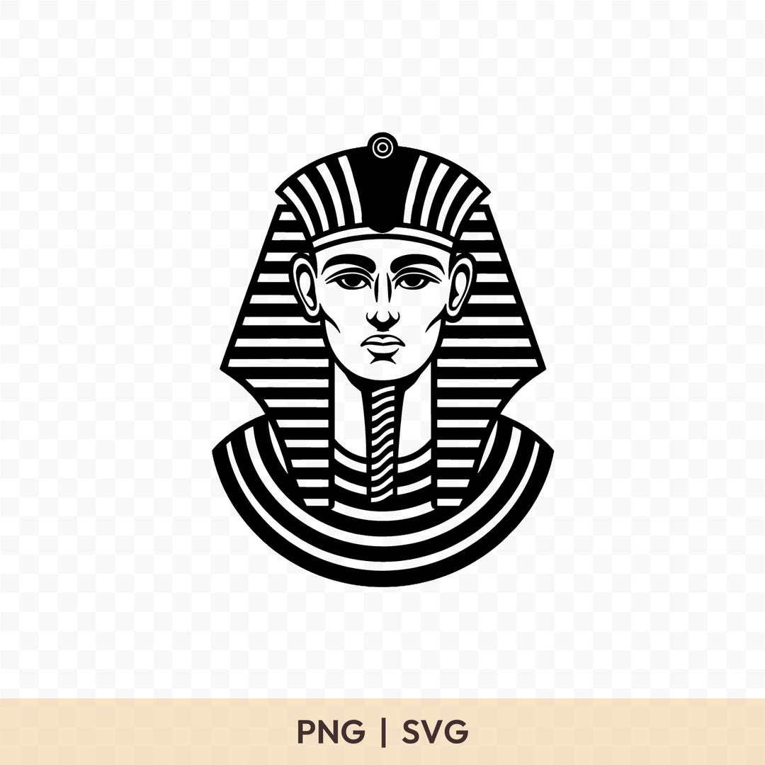 Pharaoh SVG: Pharaoh Cut File, Pharaoh PNG, Pharaoh Silhouette, Pharaoh ...