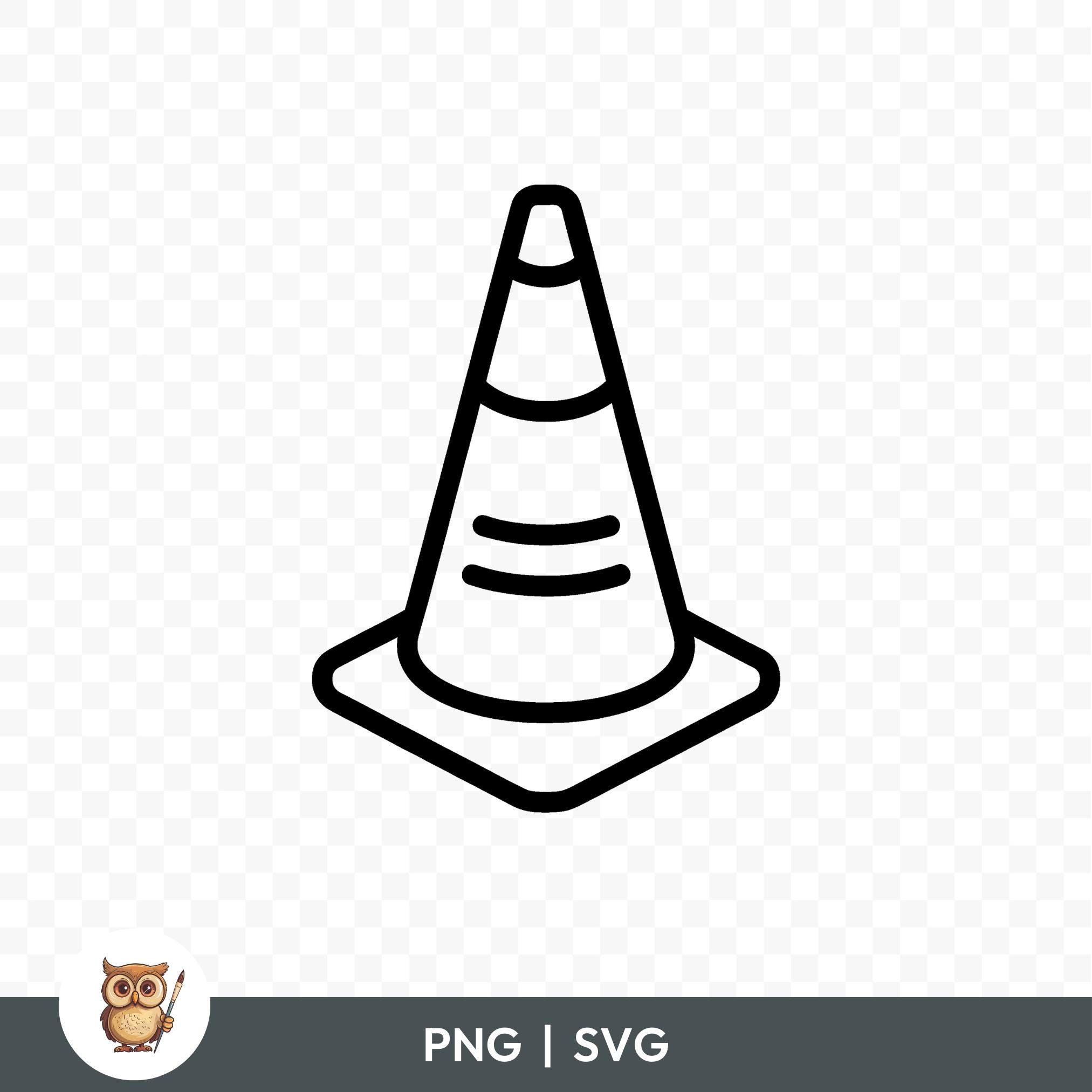 Traffic Cone SVG Bundle, Traffic Cone Clipart, 15 Traffic Cone Cut Files for Cricut, PNG and SVG ...