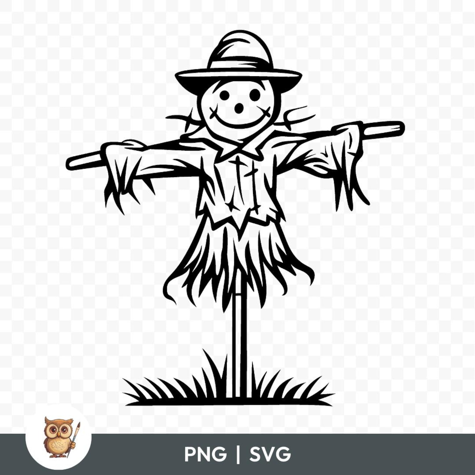 Scarecrow SVG Bundle, Scarecrow Clipart, 15 Scarecrow Cut Files for ...