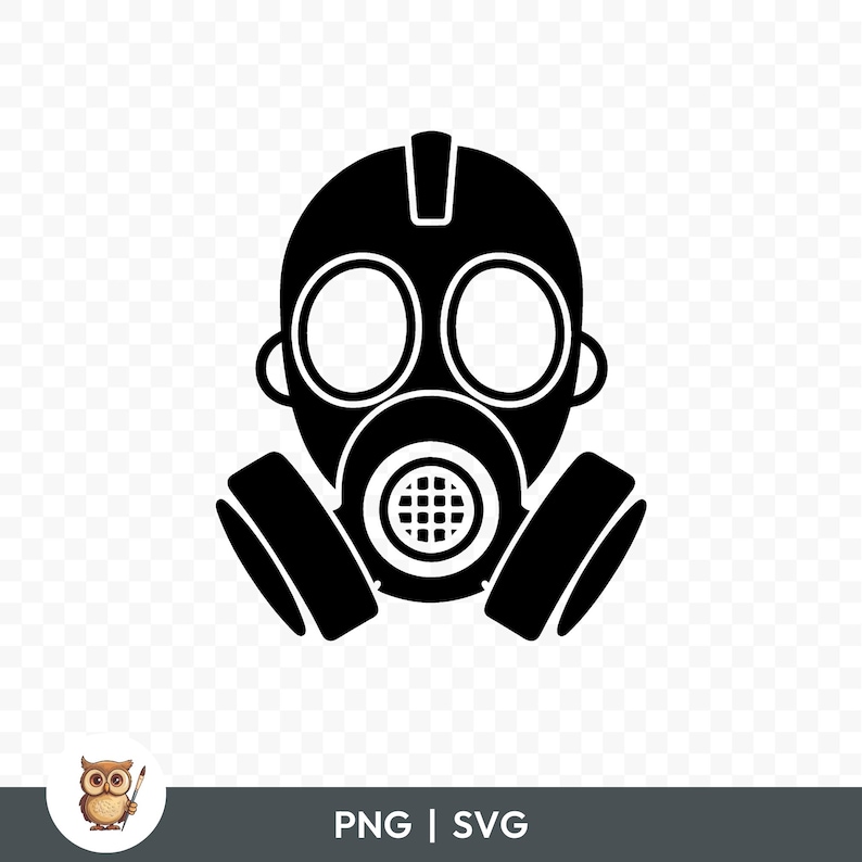 Gas Mask SVG Bundle, Gas Mask Clipart, 15 Gas Mask Cut Files for Cricut ...