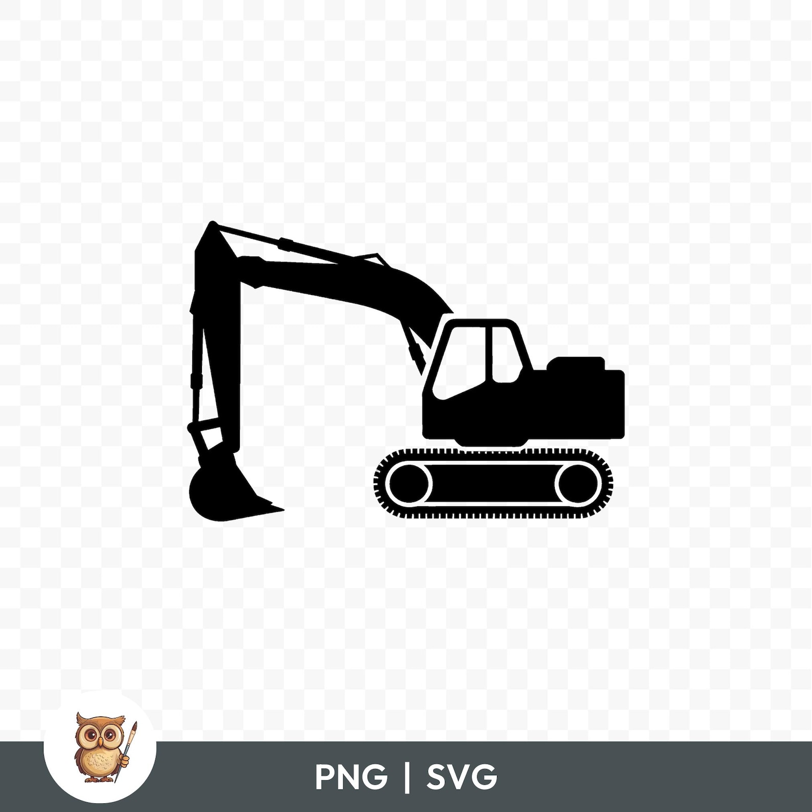 Excavator SVG Bundle, Excavator Icon Clipart, 15 Excavator Cut Files ...