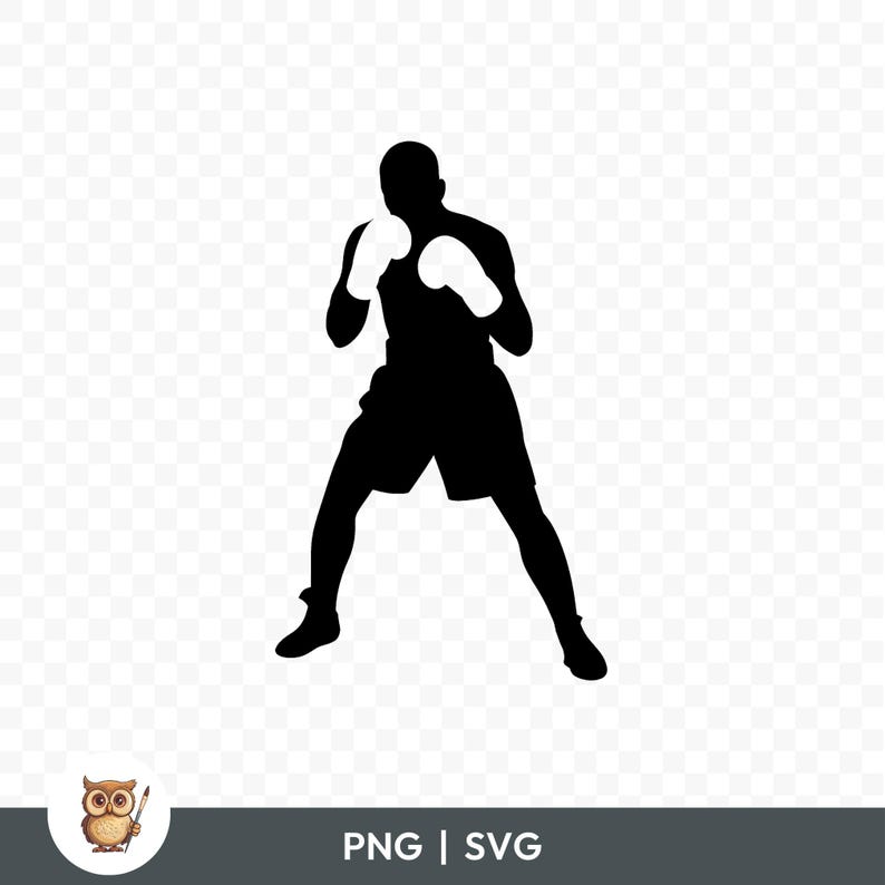 Boxer Silhouette SVG Bundle, Boxer Clipart, 15 Boxing Cut Files for ...