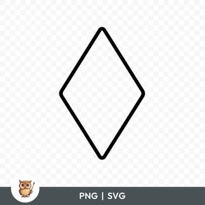 Diamond Shape SVG Bundle, Diamond Shape Clipart, 15 Diamond Shape Cut ...