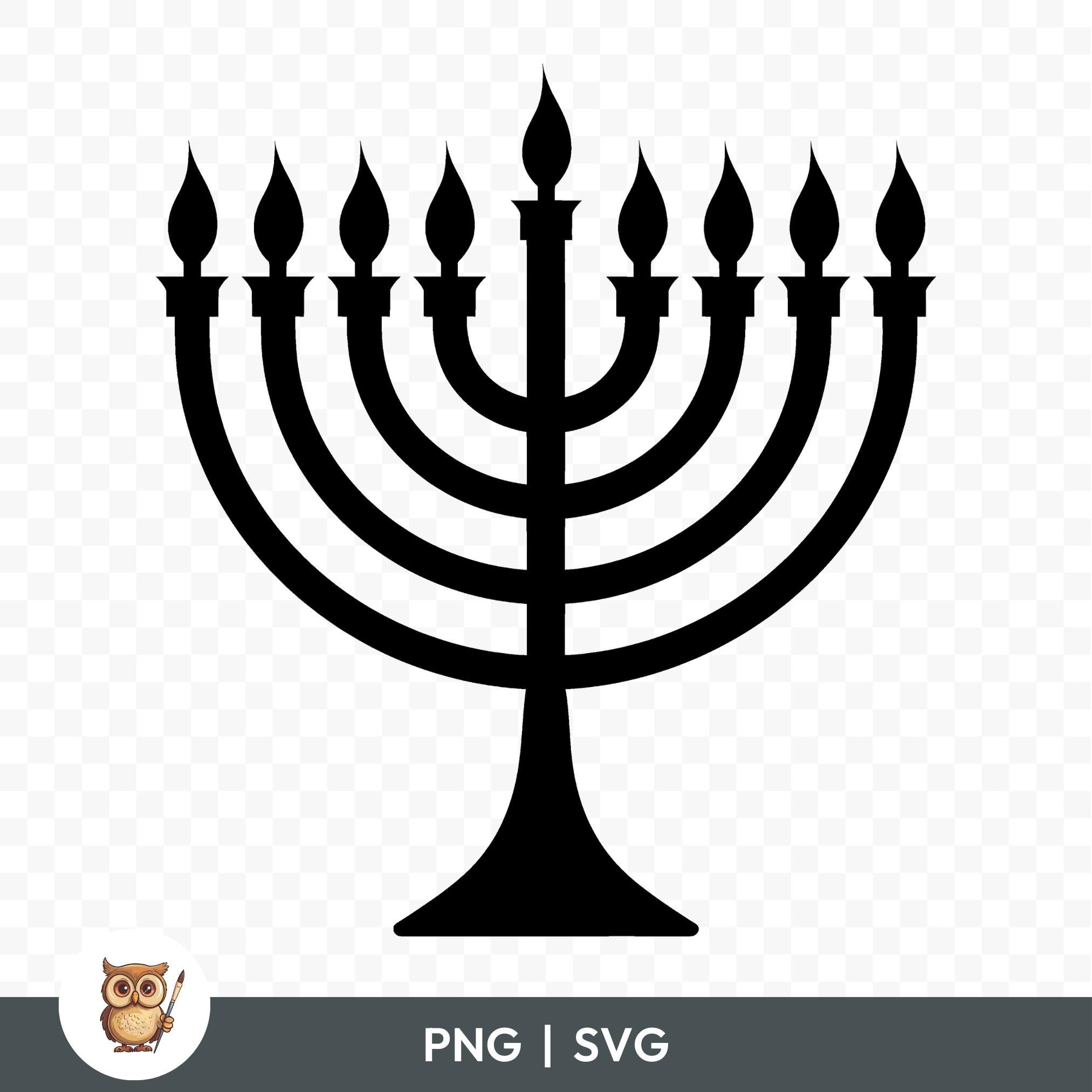 Menorah SVG Bundle, Menorah Clipart, 15 Menorah Cut Files for Cricut ...
