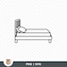 Bed SVG Bundle, Bed Clipart, 15 Bed Cut Files for Cricut, PNG and SVG ...