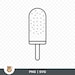 Ice Lolly Outline SVG Bundle, Ice Lolly Clipart, 15 Ice Lolly Cut Files ...