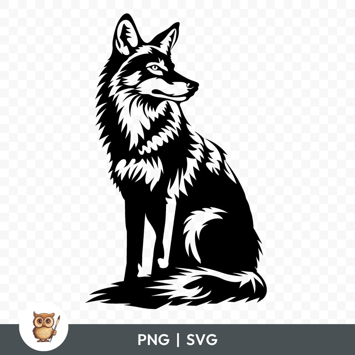 Coyote SVG Bundle, Coyote Silhouette Clipart, 15 Coyote Cut Files for ...