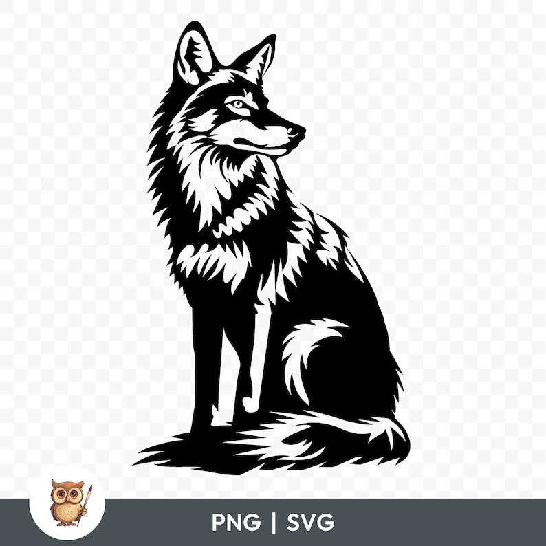 Coyote SVG Bundle, Coyote Silhouette Clipart, 15 Coyote Cut Files for ...