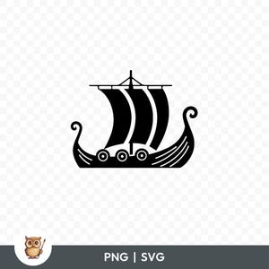 Viking Longship SVG Bundle, Viking Boat Clipart, 15 Viking Cut Files ...