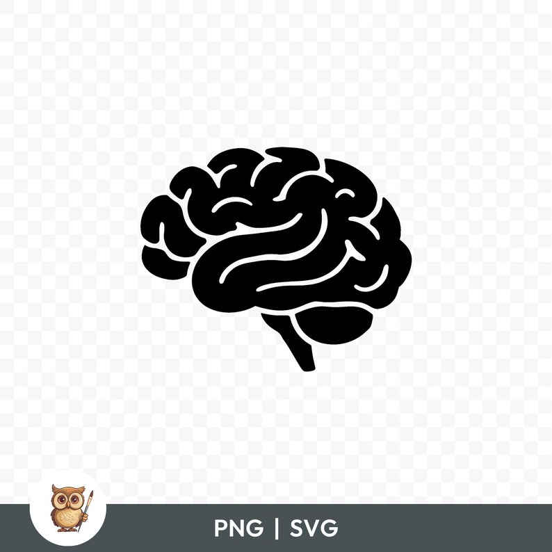 Brain Silhouette SVG Bundle, Brain Clipart, 15 Brain Cut Files for ...