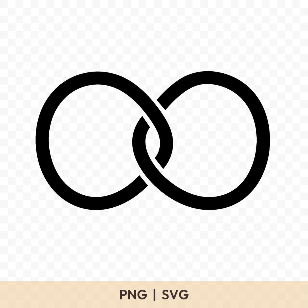Infinity Symbol SVG: Cut File for Cricut, Silhouette, Digital Download ...