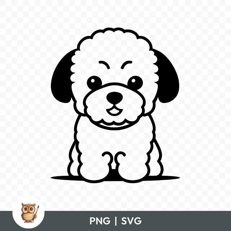 Cute Bichon Frise SVG Bundle, Bichon Frise Clipart, 15 Bichon Frise Cut ...