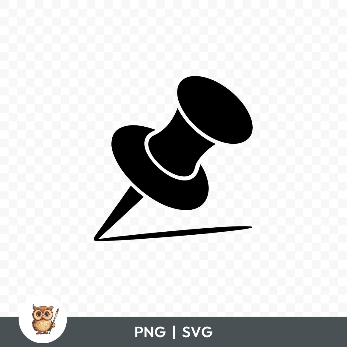 Drawing Pin SVG Bundle, Drawing Pin Clipart, 15 Pin Cut Files for ...