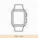 Smartwatch SVG: Smartwatch Cut File for Cricut, Watch SVG, Smartwatch ...