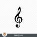 Treble Clef SVG Bundle, Music Clipart, 15 Music Theory Cut Files for ...