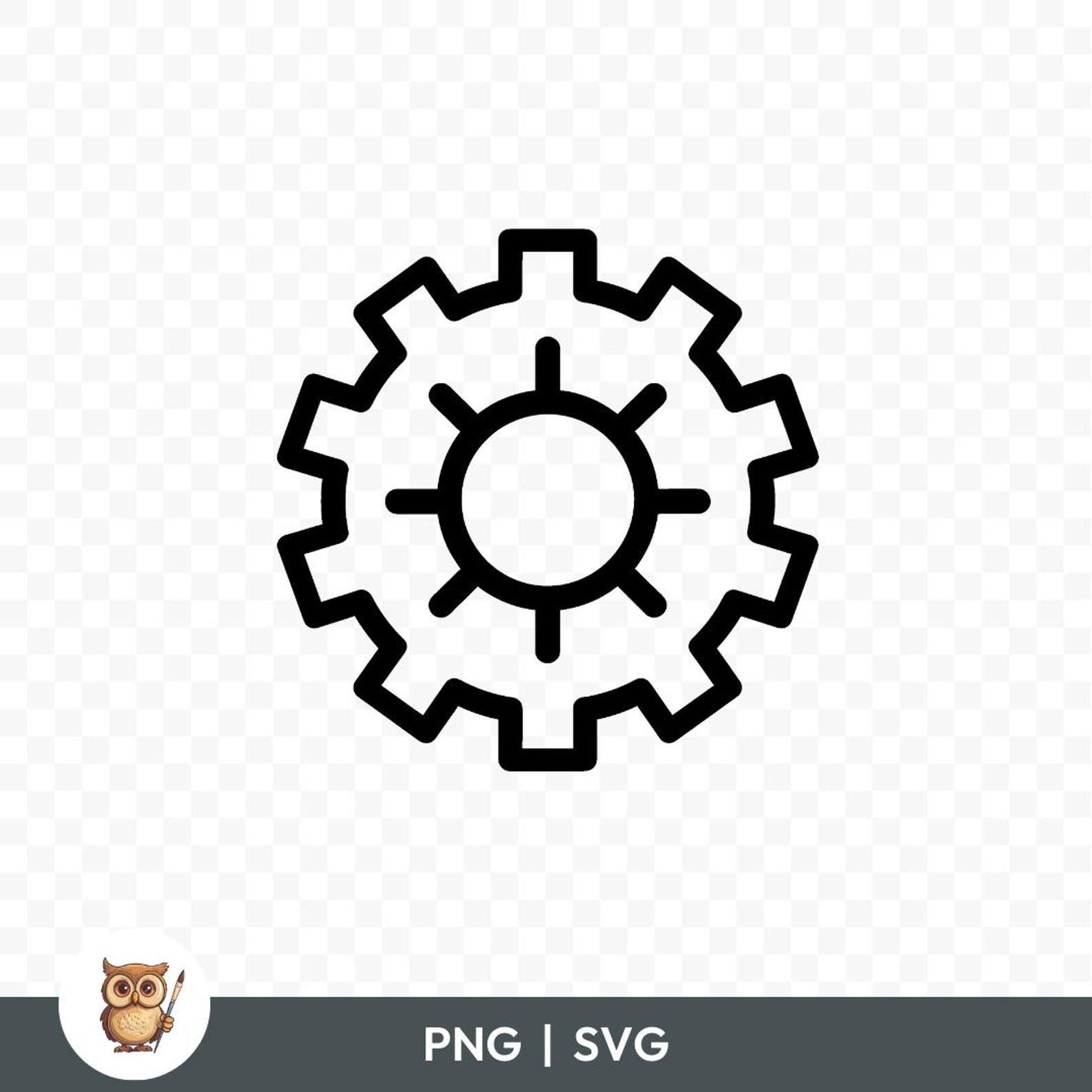 Cog and Gear SVG Bundle, Cogs and Gears Clipart, 15 Cog and Gear Cut ...