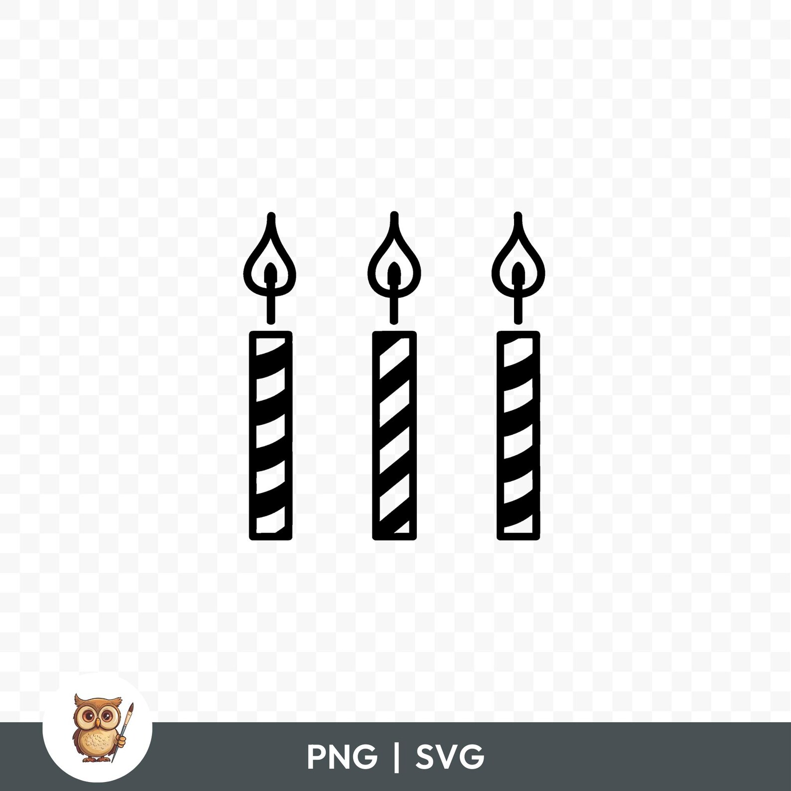 Candles SVG Bundle, Candles Clipart, 15 Candles Cut Files for Cricut ...