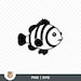 Clownfish SVG Bundle, Clownfish Clipart, 15 Clownfish Cut Files for ...