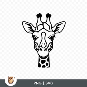 Giraffe Head SVG Bundle, Giraffe Head Clipart, 15 Giraffe Head Cut ...