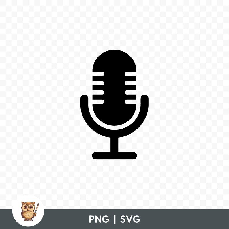 Microphone SVG Bundle, Microphone Clipart, 15 Microphone Icon Cut Files ...
