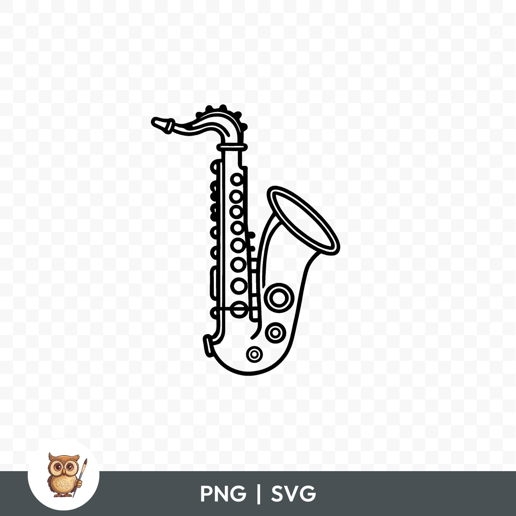 Saxophone SVG Bundle, Sax Clipart, 15 Saxophone Cut Files for Cricut ...