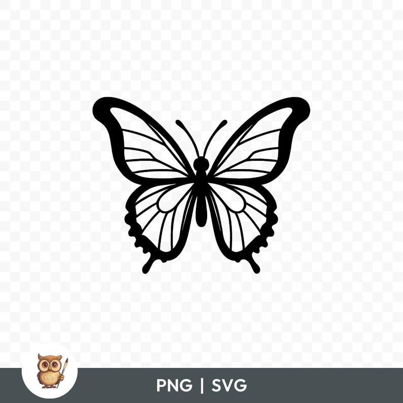 Butterfly Outline SVG Bundle, Butterfly Clipart, 15 Butterfly Cut Files ...