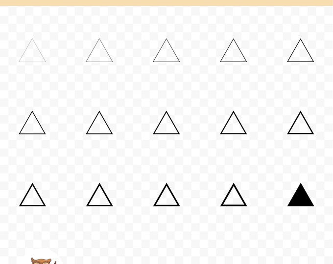 Triangle Double Frame Svg and Png, Triangle Monogram Vector Files ...
