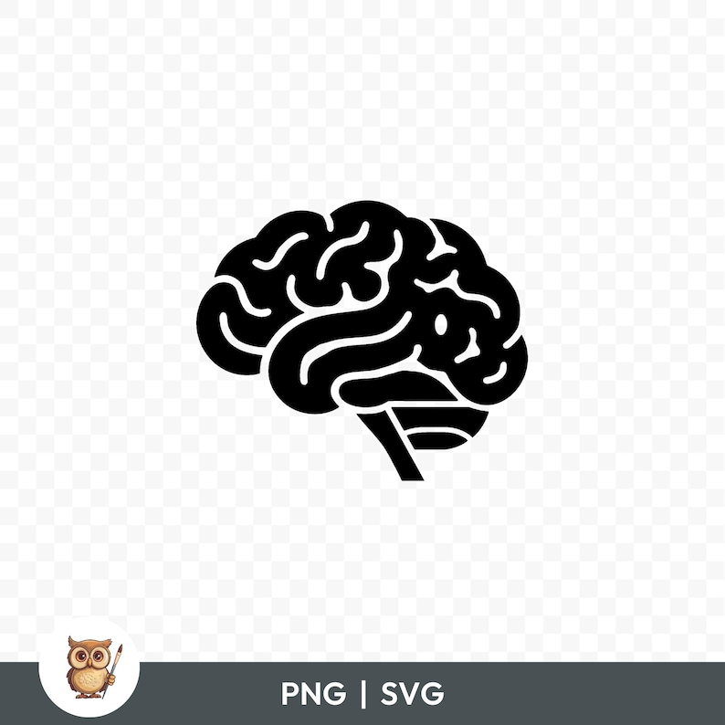 Brain Silhouette SVG Bundle, Brain Clipart, 15 Brain Cut Files for ...