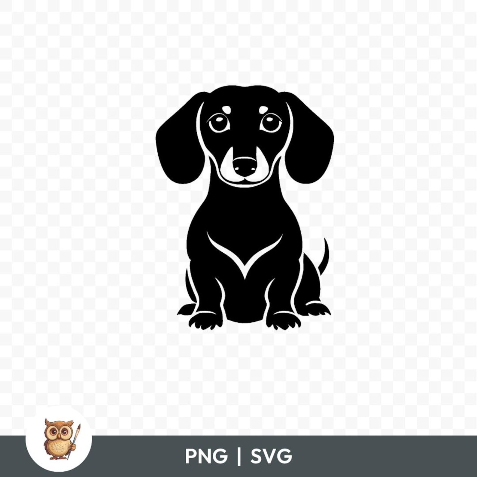 Dachshund Silhouette SVG Bundle, Dachshund Clipart, 15 Dachshund ...