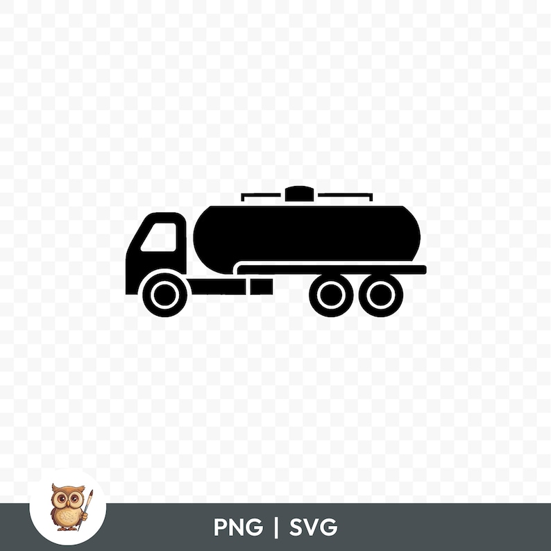 Tanker Truck SVG Bundle, Tanker Clipart, 15 Tanker Truck Cut Files for ...