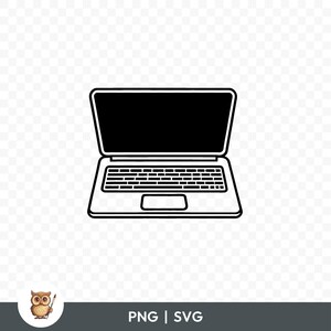 Laptop SVG Bundle, Laptop Clipart, 15 Laptop Cut Files for Cricut, PNG ...