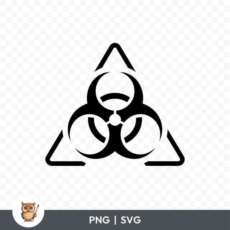 Biohazard Symbol SVG Bundle, Biohazard Symbol Clipart, 15 Biohazard Cut ...