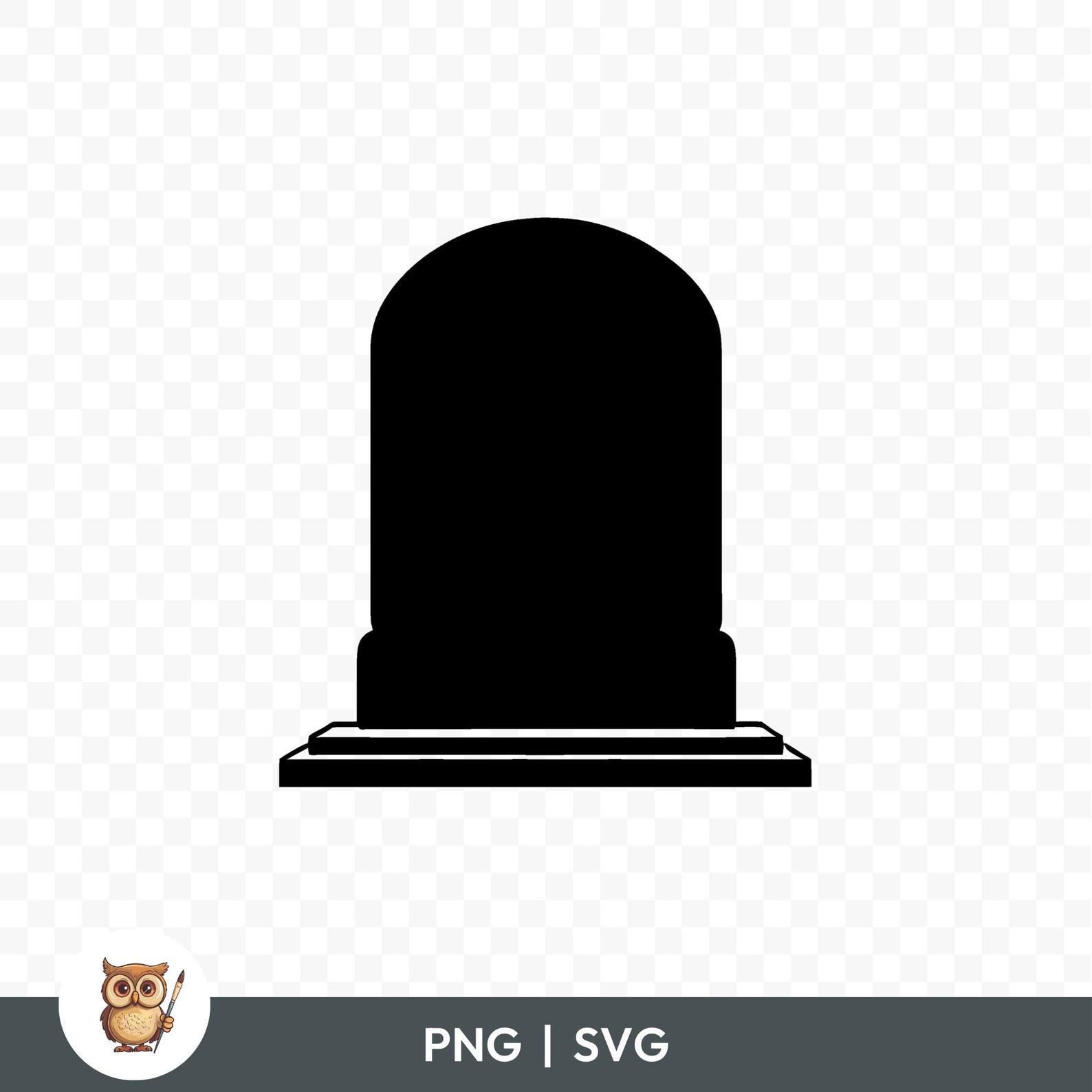 Gravestone Silhouette SVG Bundle, Tombstone Clipart, 15 Grave Cut Files ...
