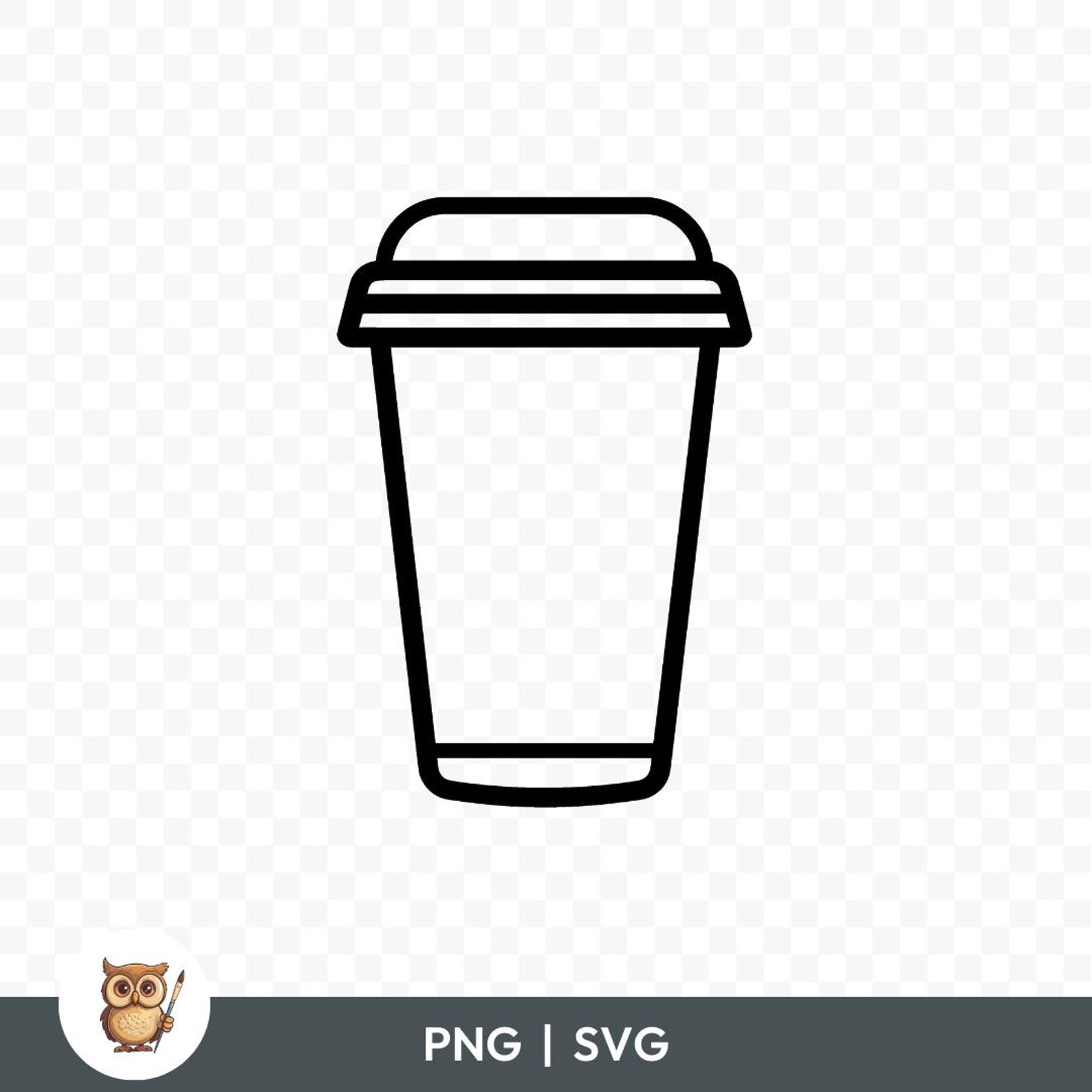 Takeaway Coffee Cup SVG Bundle, Takeaway Cup Clipart, 15 Coffee Cup Cut ...