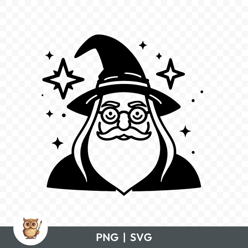 Wizard SVG Bundle, Wizard Clipart, 15 Wizard Cut Files for Cricut, PNG ...