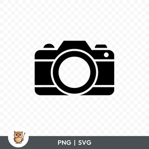 Camera Icon SVG Bundle, Camera Clipart, 15 Camera Cut Files for Cricut ...