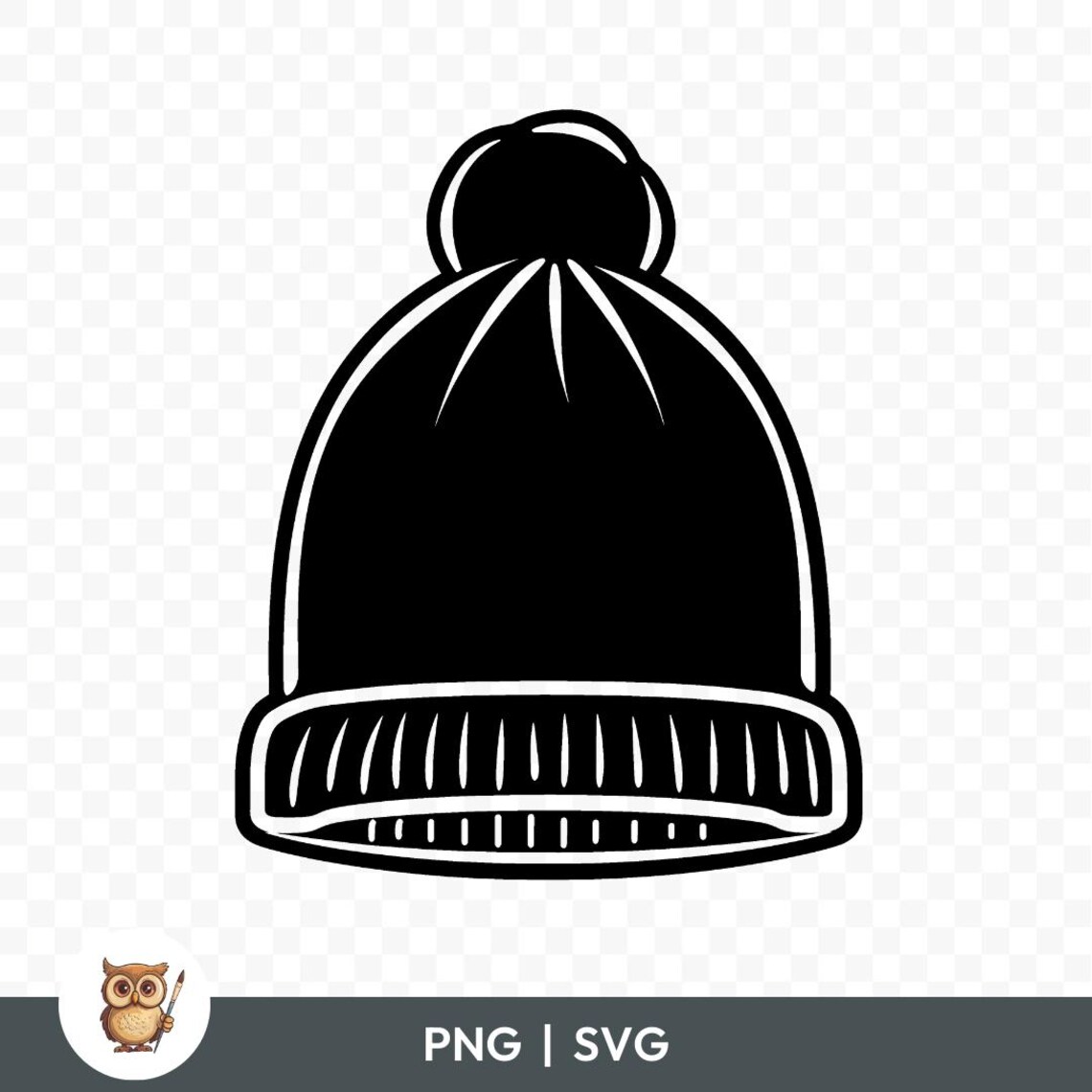 Beanie SVG Bundle, Beanie Clipart, 15 Beanie Cut Files for Cricut, PNG ...