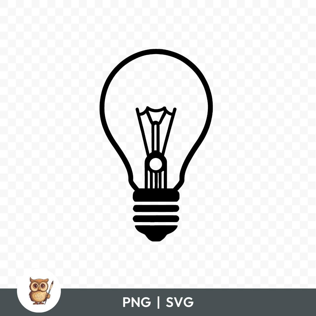 Light Bulb SVG Bundle, Light Bulbs Clipart, 15 Light Bulb Cut Files for ...