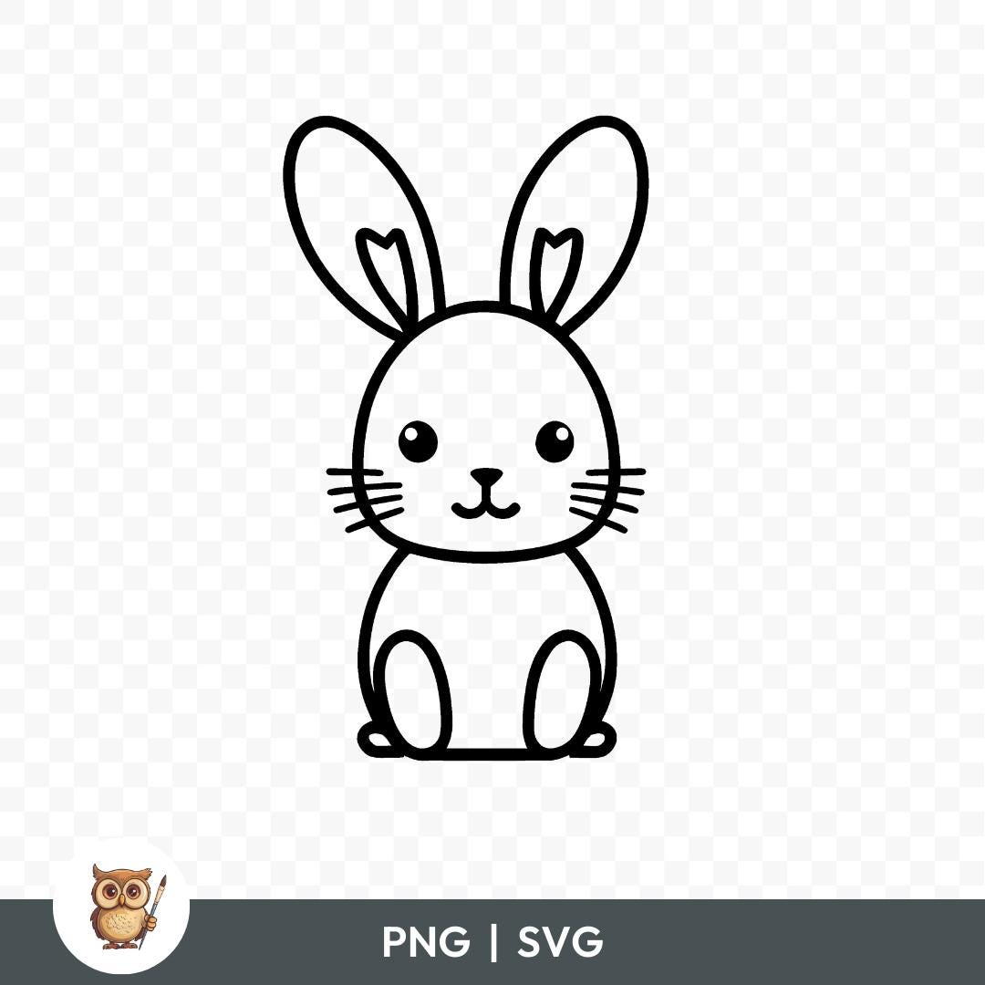 Cute Bunny SVG Bundle, Cute Bunnies Clipart, 15 Cute Bunny Cut Files ...