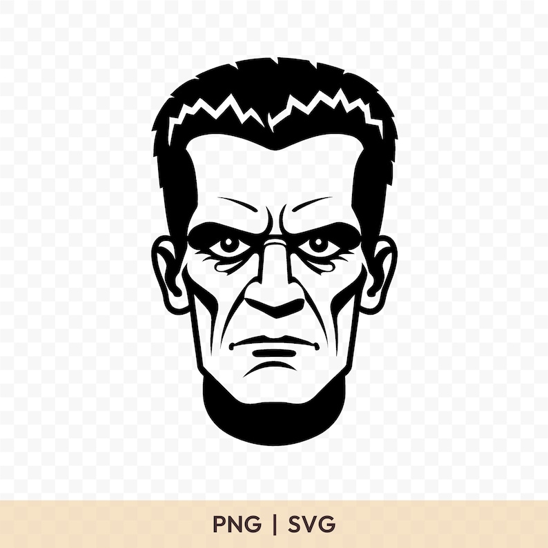 Frankenstein SVG: Frankenstein Cut File, Frankenstein PNG, Frankenstein ...