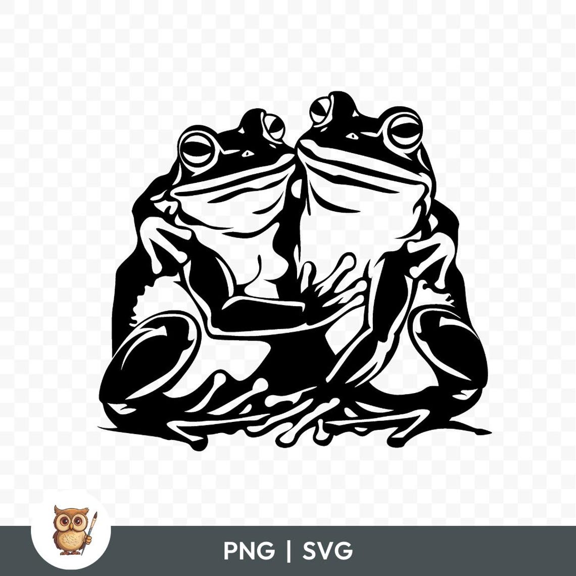Frog Couple SVG Bundle, Frog Couple Clipart, 15 Frog Couple Files for ...