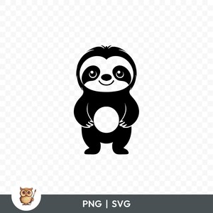Sloth SVG Bundle, Sloth Clipart, 15 Sloth Cut Files for Cricut, PNG and ...