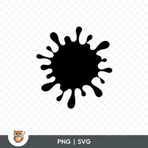 Splat SVG Bundle, Paint Splat Clipart, 15 Splat Cut Files for Cricut ...