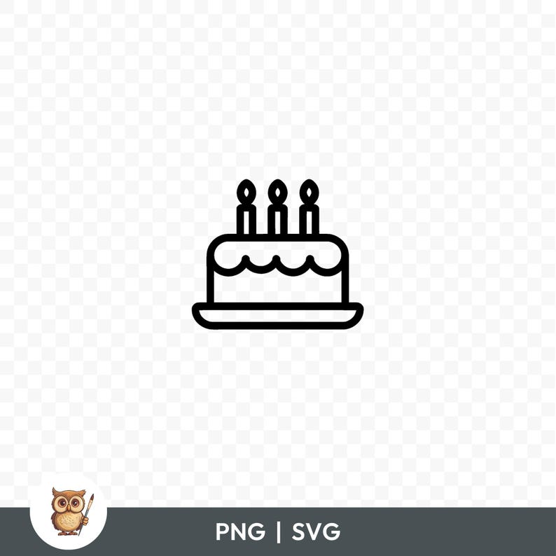 Birthday Cake SVG Bundle, Cake Clipart, 15 Birthday Cake Cut Files for ...