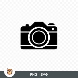 Camera Icon SVG Bundle, Camera Clipart, 15 Camera Cut Files for Cricut ...