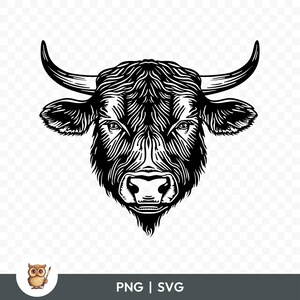 Bull Head SVG Bundle, Bull Head Clipart, 15 Bull Head Cut Files for ...