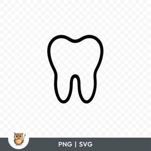 Tooth SVG Bundle, Teeth Clipart, 15 Tooth Cut Files for Cricut, PNG and ...