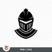 Knight Helmet SVG Bundle, Knight Helmet Clipart, 15 Knight Cut Files ...