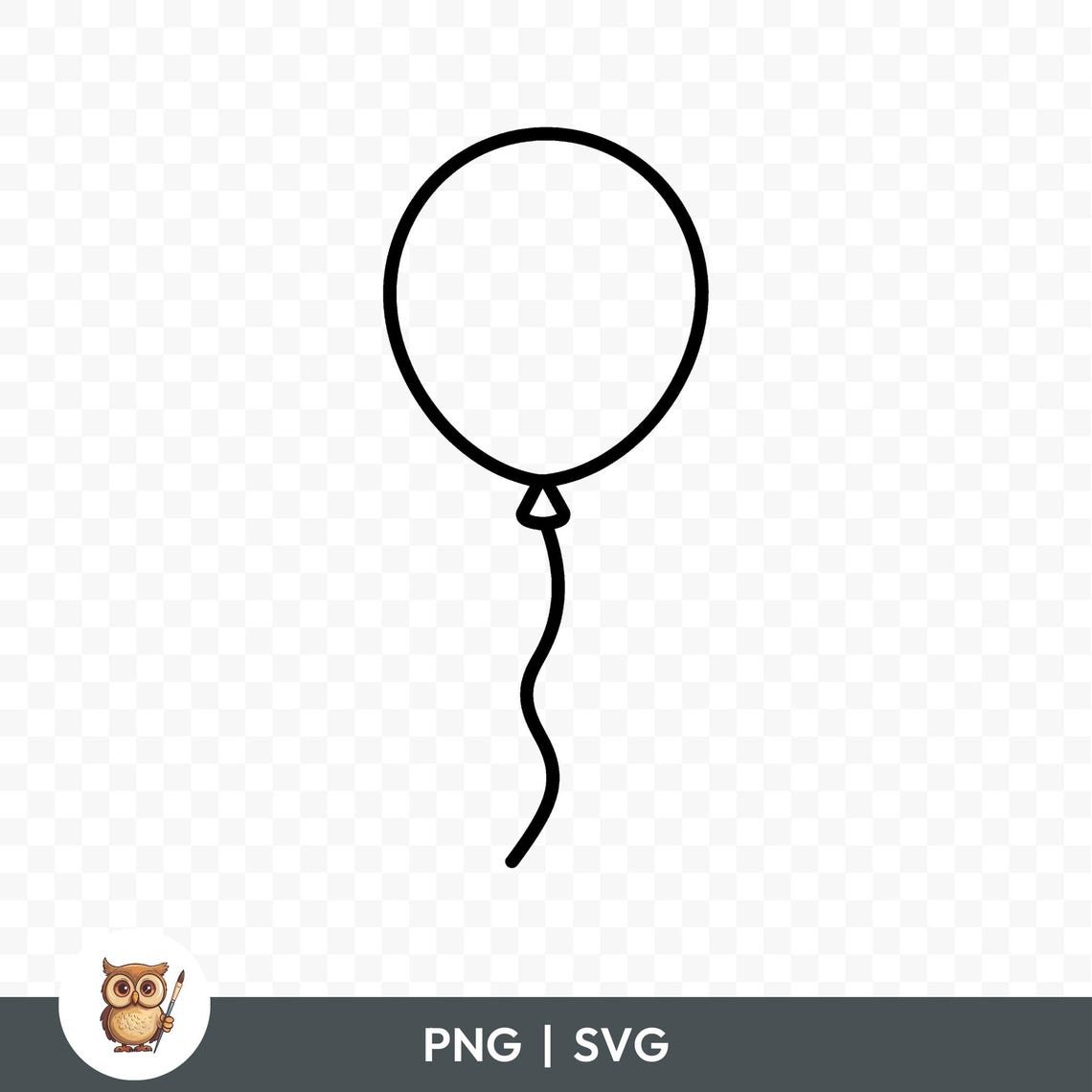Balloon SVG Bundle, Simple Balloon Clipart, 15 Balloon Outline Cut ...