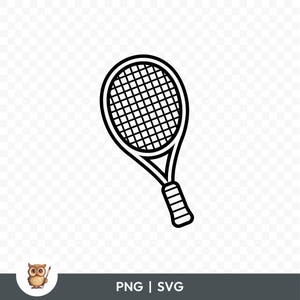 Tennis Racket SVG Bundle, Tennis Racket Clipart, 15 Tennis Racket Cut ...